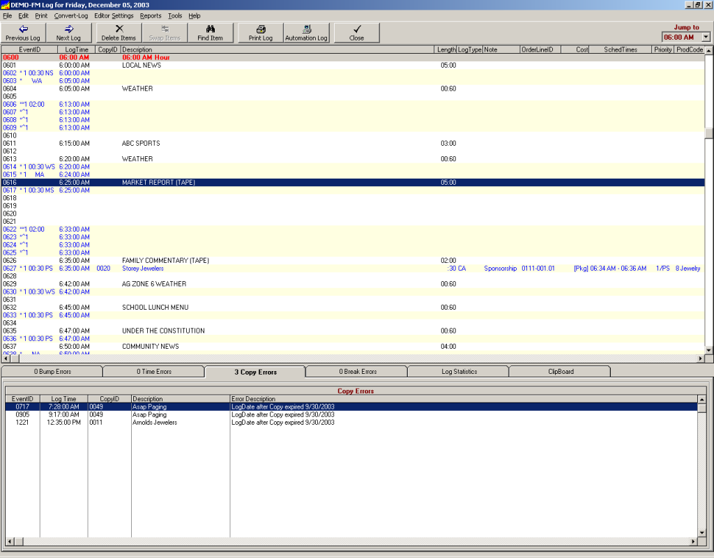 Natural Log Lite - Broadcast Software International